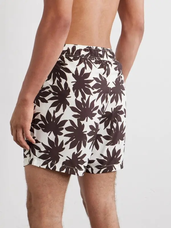 Onia Charles Straight-leg Printed Swim Shorts