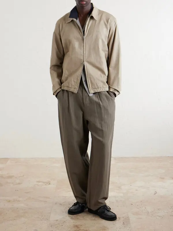 Rag & Bone Harrington Cotton-blend Jacket - Neutrals