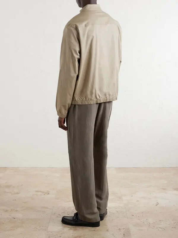 Rag & Bone Harrington Cotton-blend Jacket - Neutrals