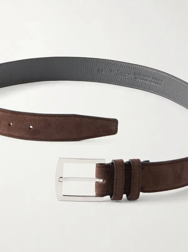 Kiton Suede Belt