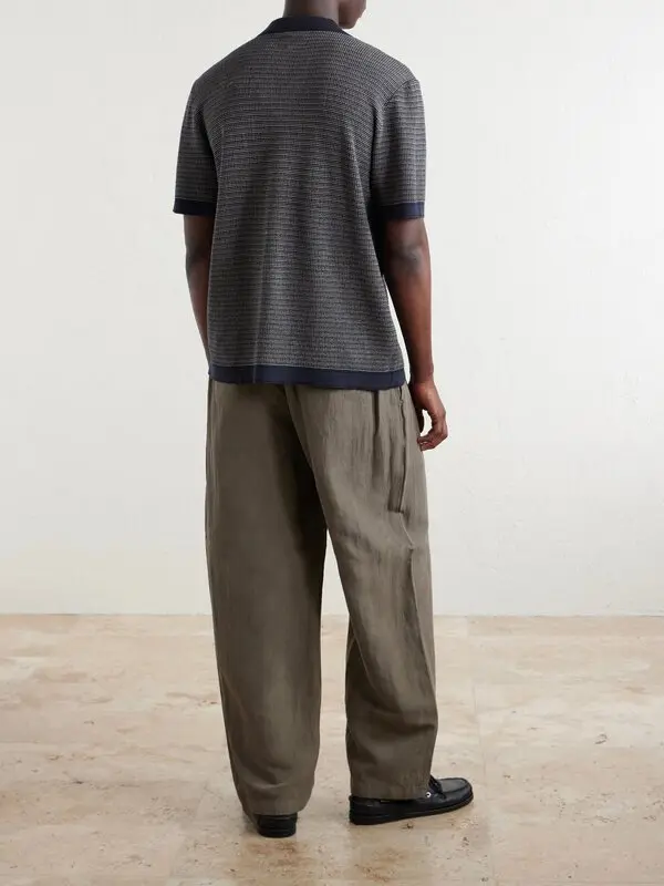 Rag & Bone Camp-collar Cotton-blend Shirt