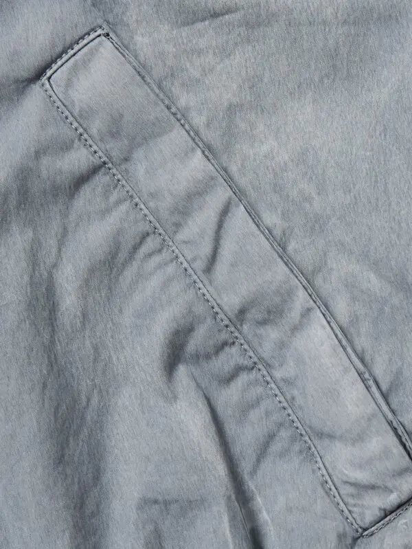AGOLDE Marshall Crinkled Cotton-blend Shell Bomber Jacket