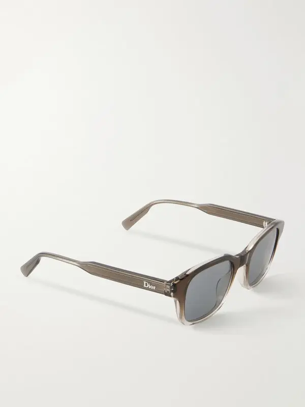 Dior Geometric Acetate Sunglasses - Brown