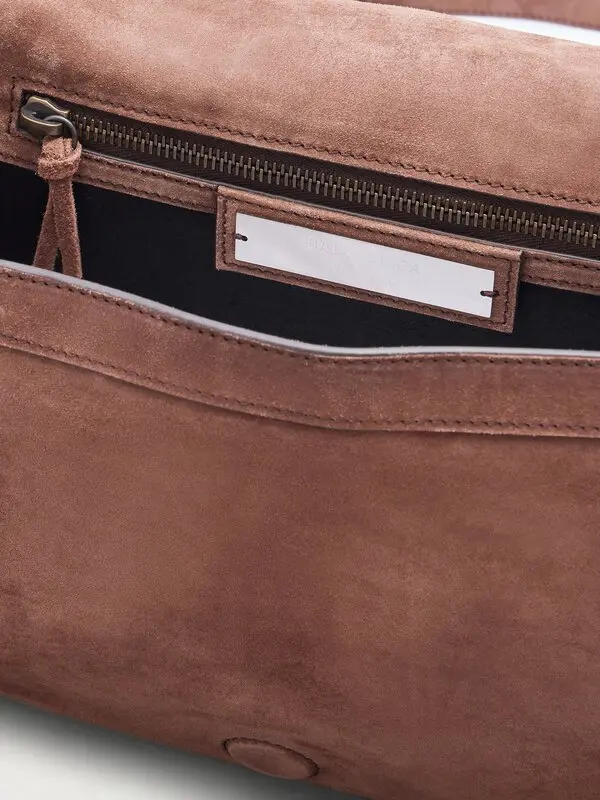 Balenciaga Le City Flap Messenger Leather Bag