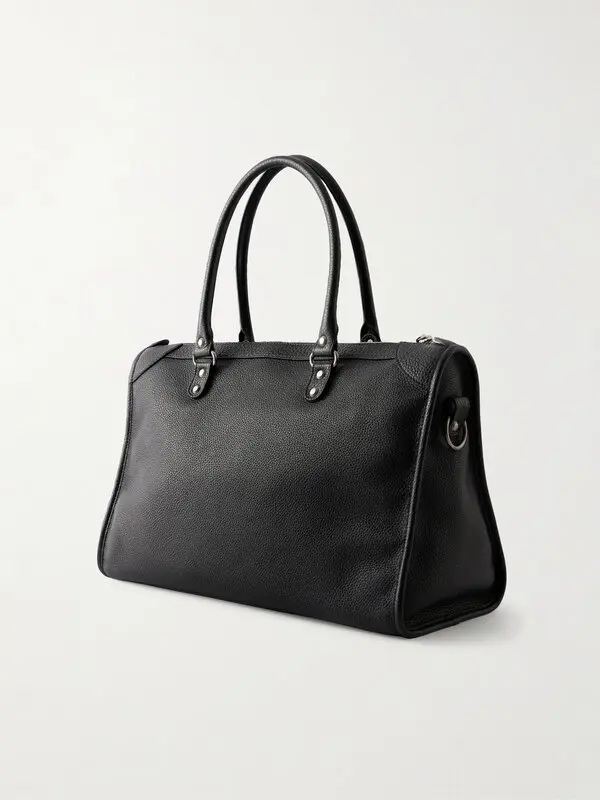 Balenciaga Le City Business Large Leather Weekend Bag - Black