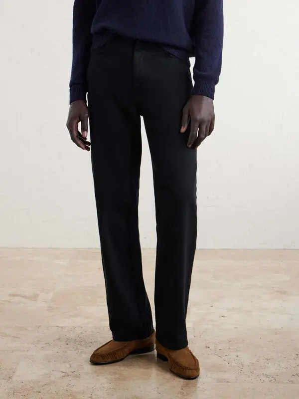 THE ROW Suede Loafers