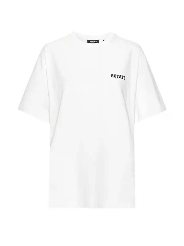 ROTATE BY BIRGER CHRISTENSEN Oversized Cotton T-shirt - White