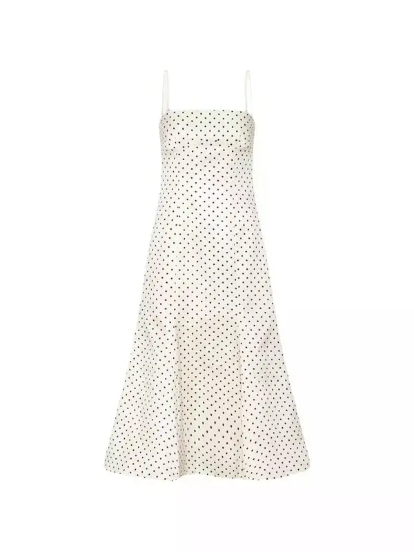 ROTATE BY BIRGER CHRISTENSEN Midi Dress - Neutrals