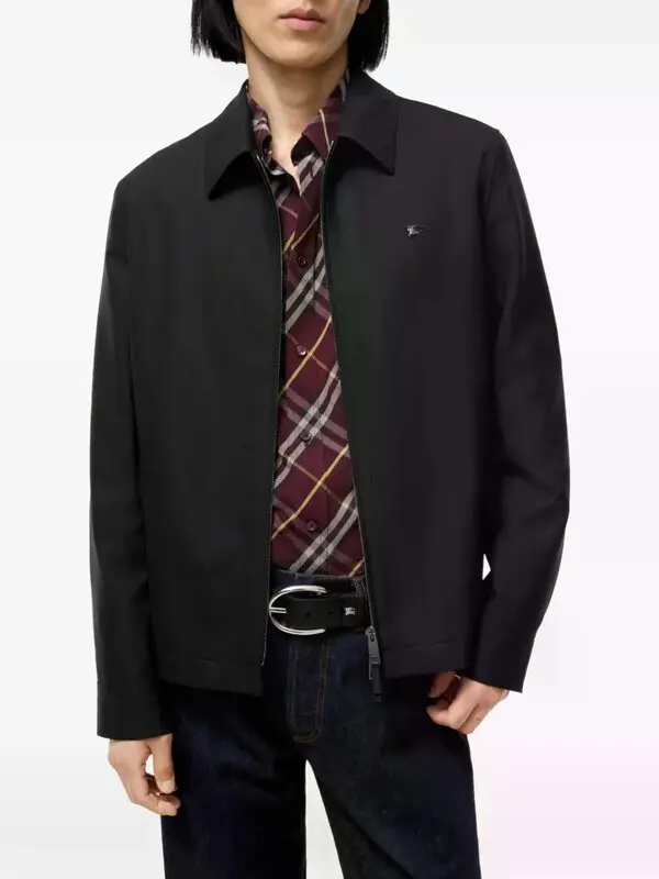 Burberry Bloomsbury Harrington Twill Zip-up Jacket