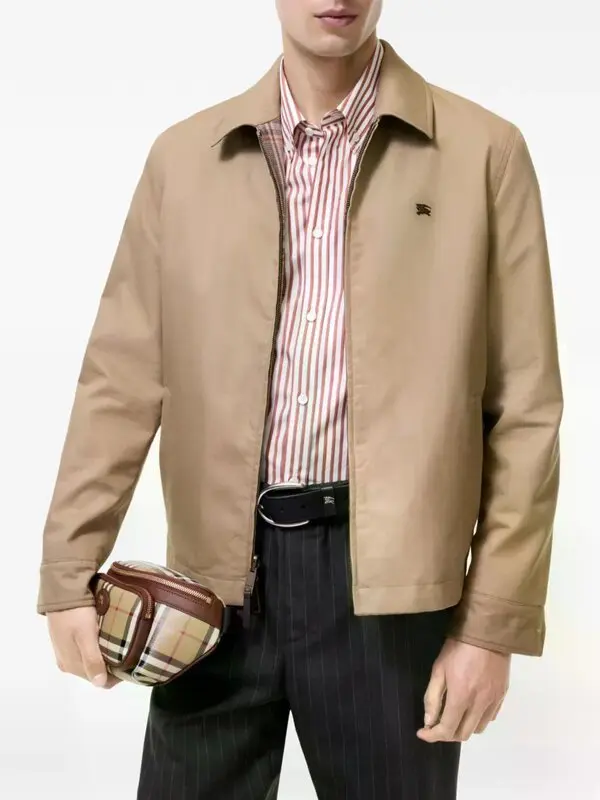 Burberry Reversible Tropical Gabardine Harrington Jacket