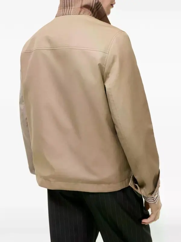 Burberry Reversible Tropical Gabardine Harrington Jacket