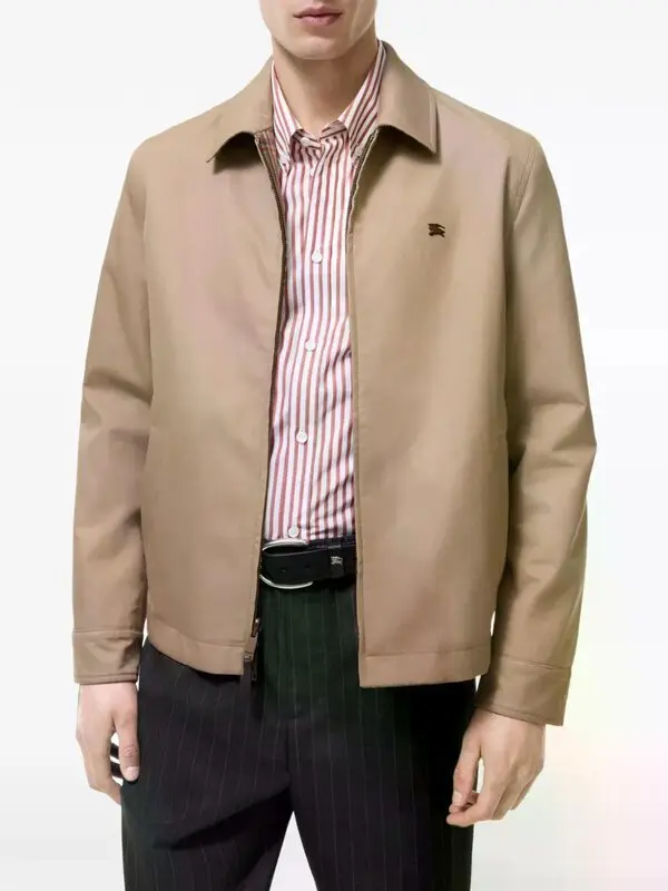 Burberry Reversible Tropical Gabardine Harrington Jacket