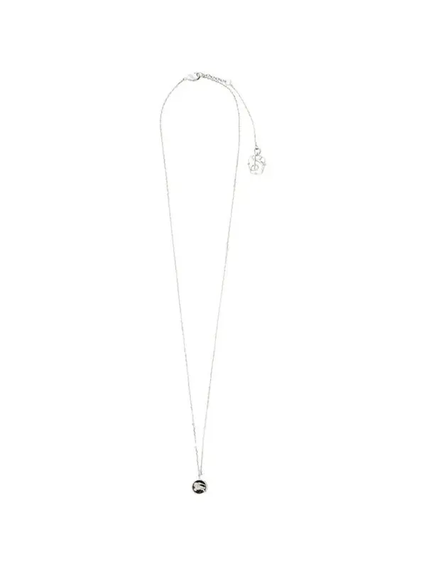 Burberry Knight Coin Necklace - Silver