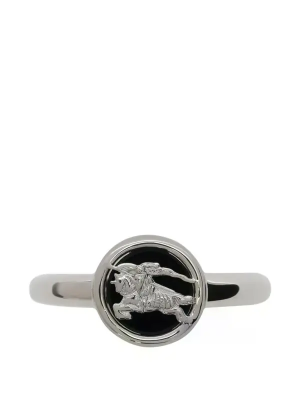 Burberry Knight Coin Ring - Silver