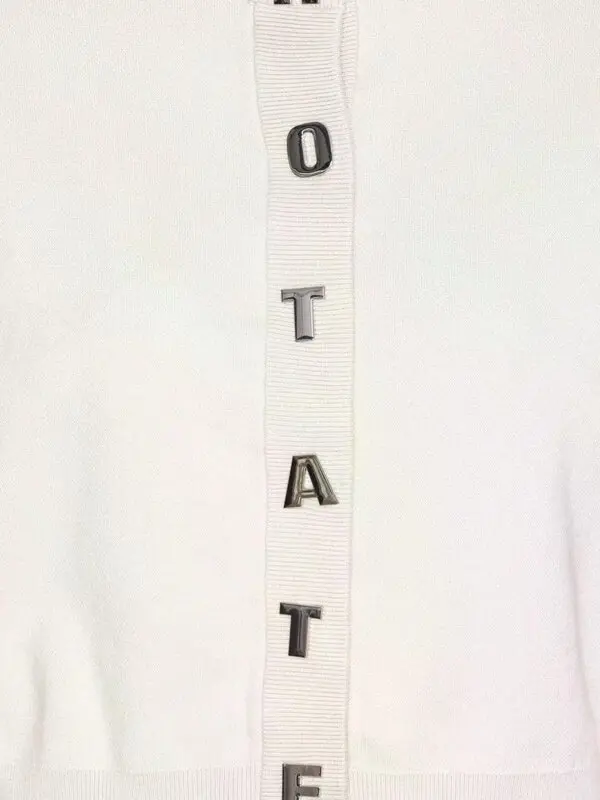 ROTATE BY BIRGER CHRISTENSEN Cream Embellished Cardigan