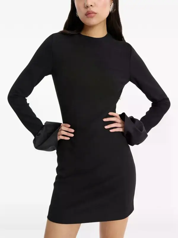 ROTATE BY BIRGER CHRISTENSEN Long-sleeve Fitted Mini Dress