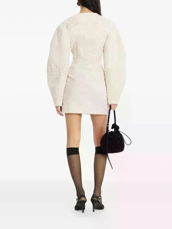 ROTATE BY BIRGER CHRISTENSEN Jacquard Tailored Mini Dress