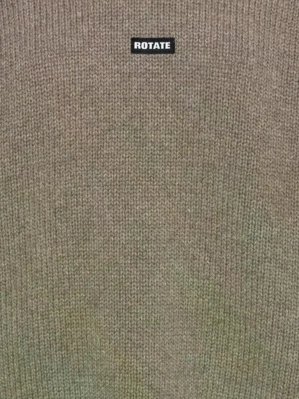 ROTATE BY BIRGER CHRISTENSEN Knit Sweater With Lacing Detail