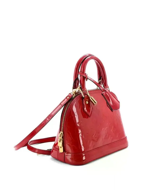 LOUIS VUITTON Monogram Vernis Alma Bb Shoulder Bag