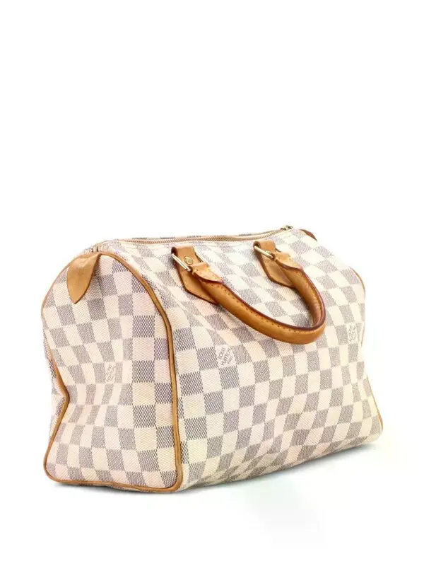 LOUIS VUITTON Speedy Handbag Damier 25 Satchel