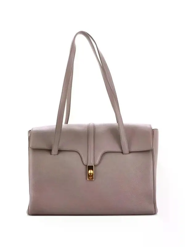 Celine Soft 16 Shoulder Bag In Grained Calfskin