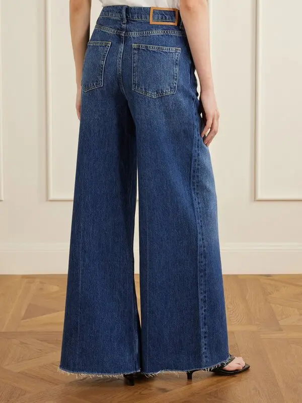 LA LIGNE High-rise Wide-leg Jeans