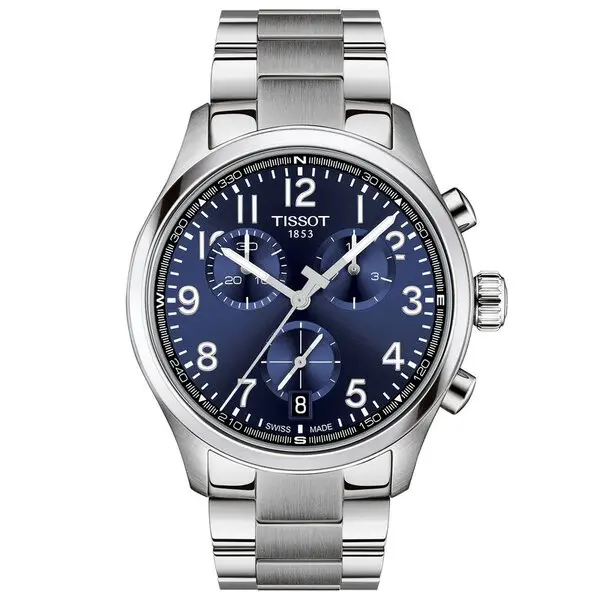 TISSOT Chronograph Watch - Stainless Steel