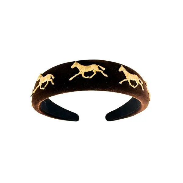 STEPHANIE BROWNE AUSTRALIA Trixie Headband - Brown