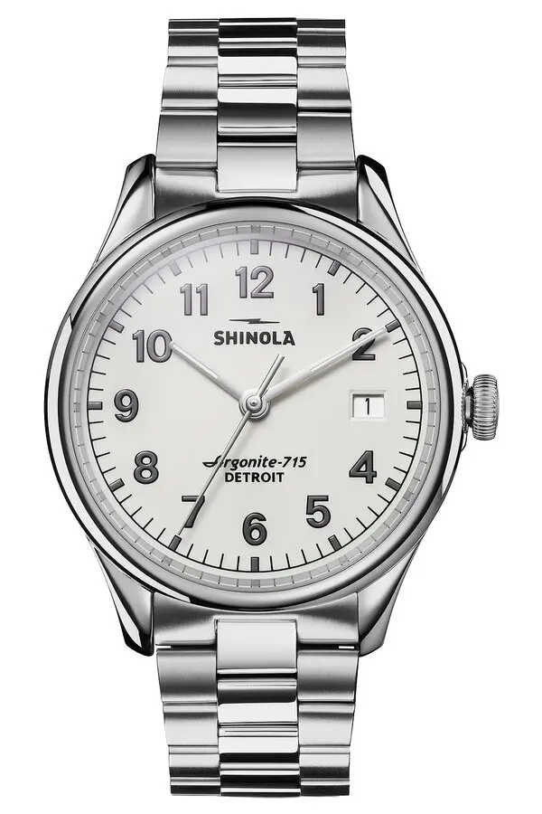 Shinola Vinton 38mm Watch - Alabaster