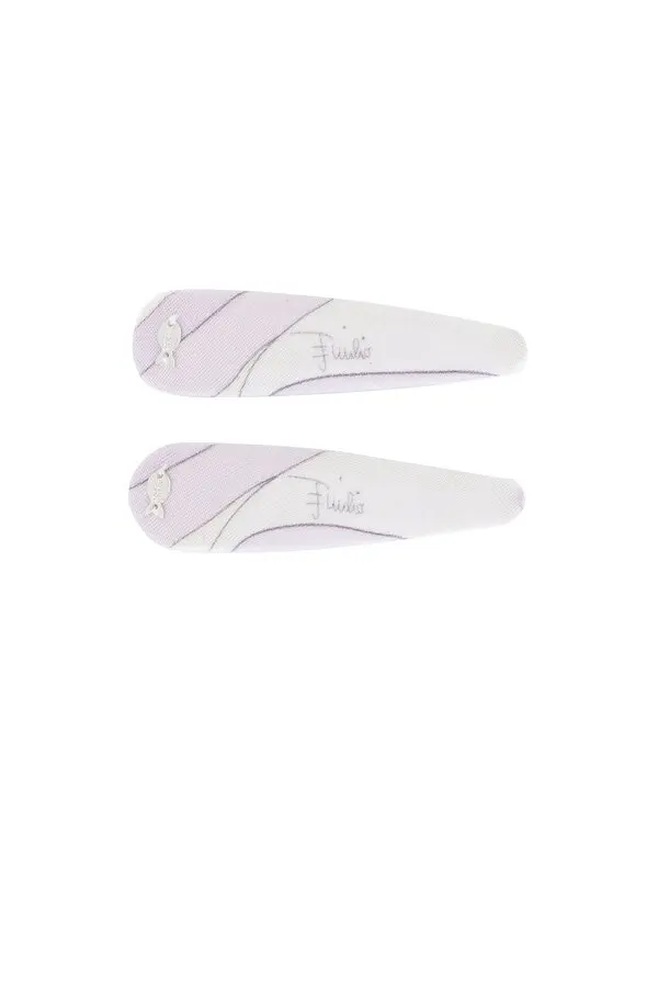 Emilio Pucci Hair Clips In Lavender - Lavendar