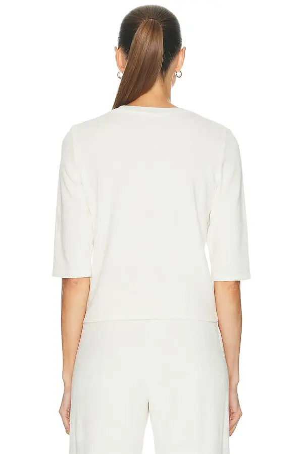 Suzie Kondi Corfu Elbow Sleeve Terry Tee