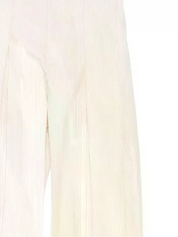 CROQUIS Pinstripe Pleated Trousers