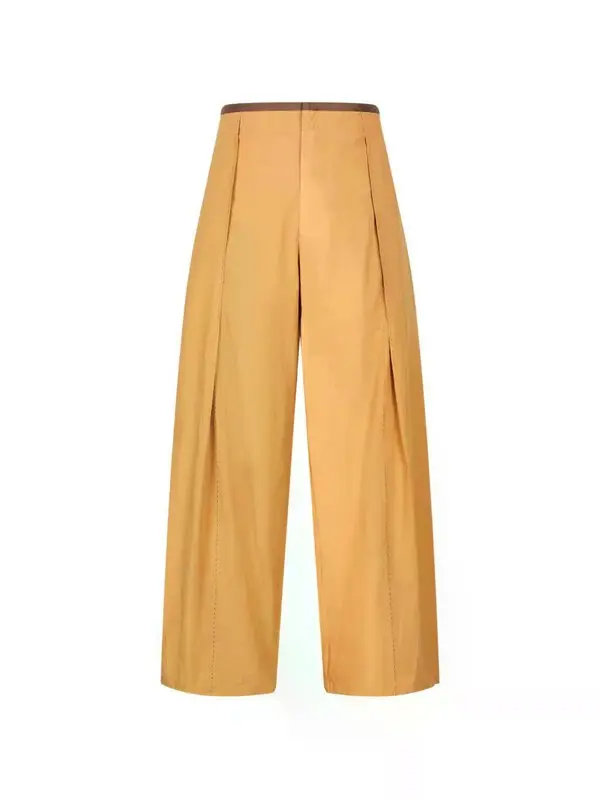 CROQUIS Pleated Detailed Trousers - Orange