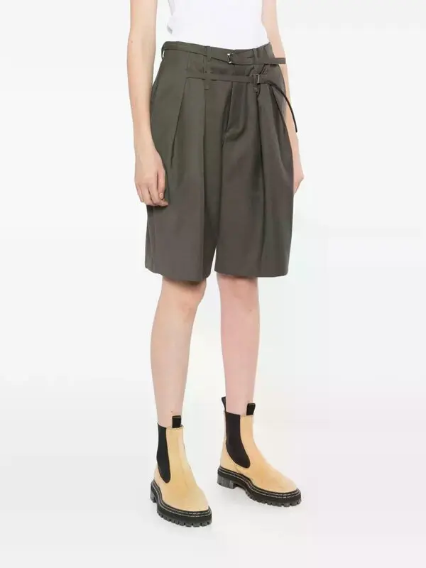 JNBY Textured Wool-blend Shorts