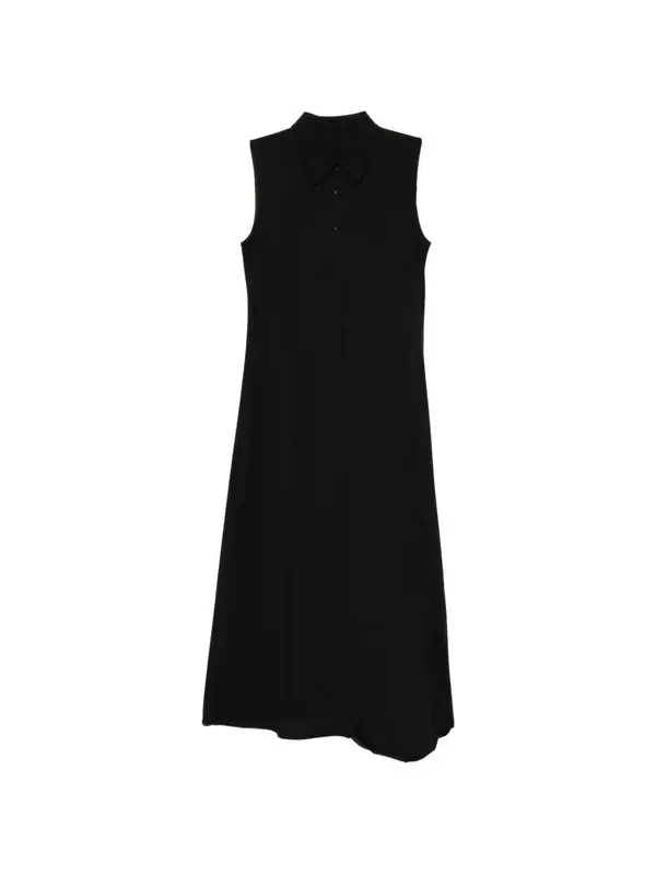 LESS Gathered Sleeve Dress