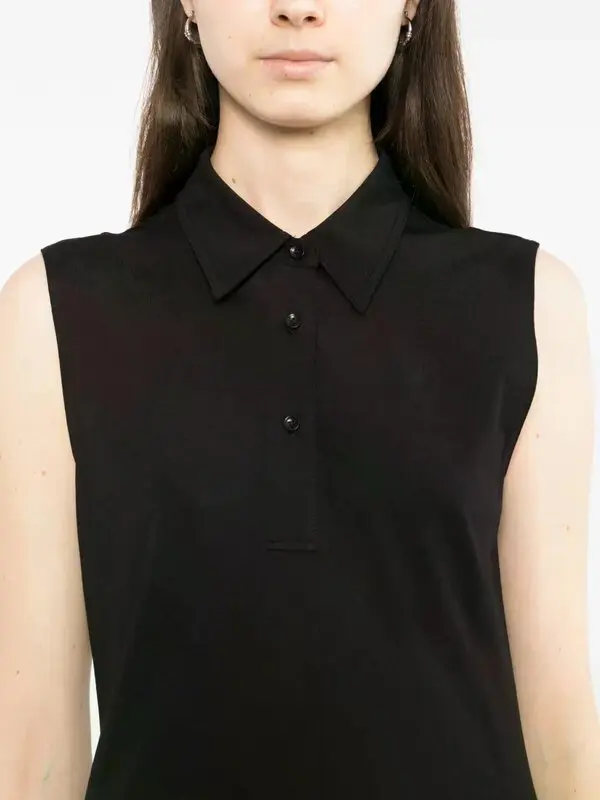 LESS Gathered Sleeve Dress