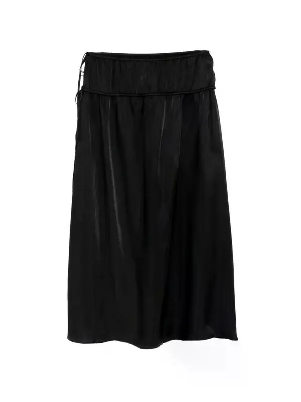 LESS Side-tie Gathered Skirt