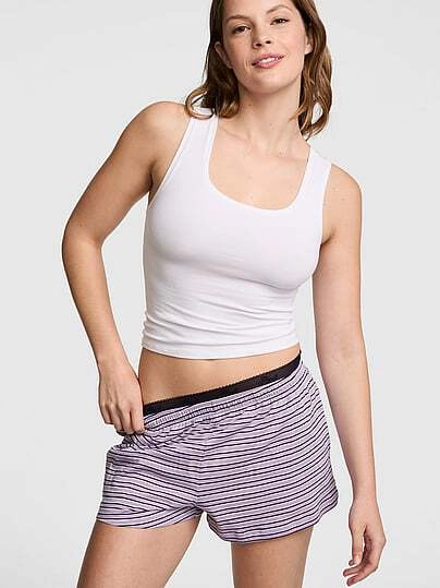 Pink Light As Air Jersey Shorts - Print