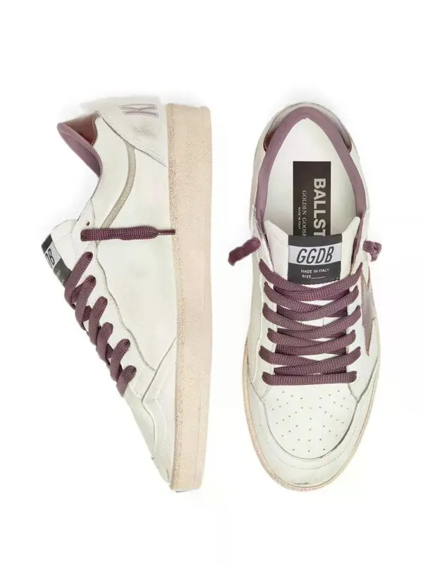 GOLDEN GOOSE Ball Star Limited Edition Leather Sneakers - White