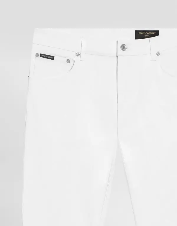 Dolce & Gabbana Cotton Denim Trousers - Multicolor