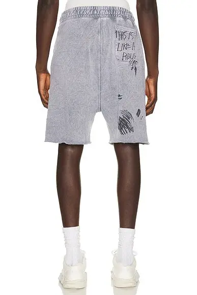 PALY HOLLYWOOD Carry The Message" Graphic Sweat Shorts