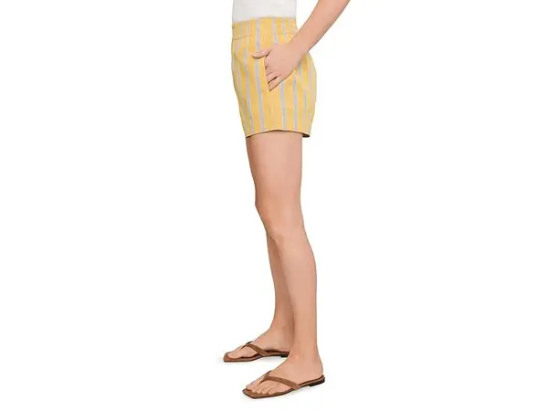 Madewell Striped Poplin Pull-on Shorts