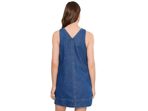 Madewell V-neck Denim Mini Dress