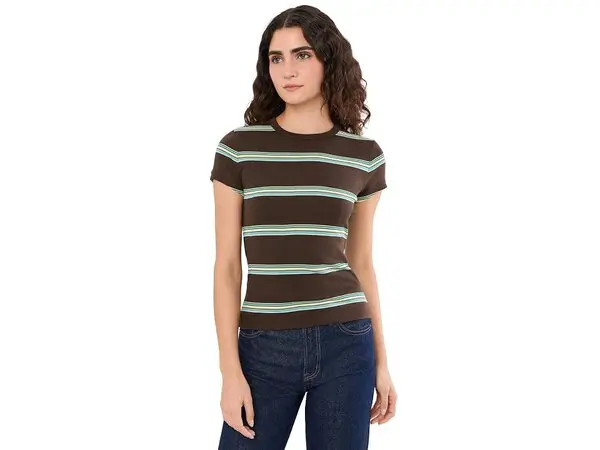 Madewell 90s Crew Neck Tee - Brown