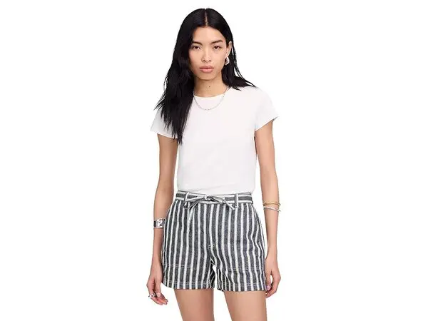 Madewell Striped Twill Utility Shorts