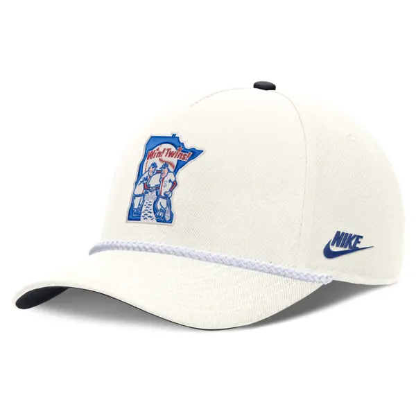 Nike Minnesota Twins 1965 Cooperstown Rise Mlb Structured Adjustable Hat