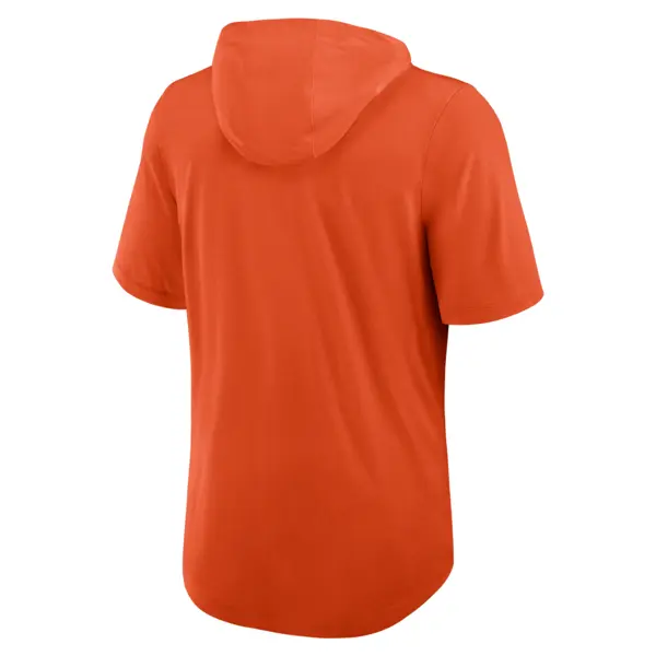 Nike Chicago Bears Nfl Hooded T-shirt - Orange