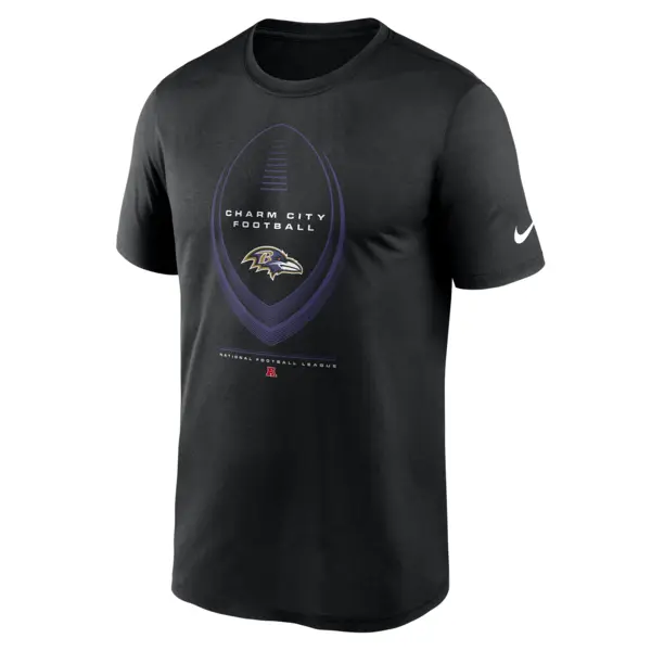 Nike Baltimore Ravens Legend Icon Dri-fit Nfl T-shirt - Black