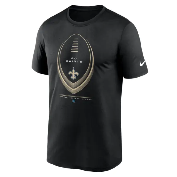 Nike New Orleans Saints Legend Icon Dri-fit Nfl T-shirt - Black