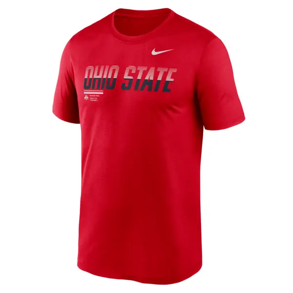 Nike Ohio State Sideline Legend Dri-fit College T-shirt - Red